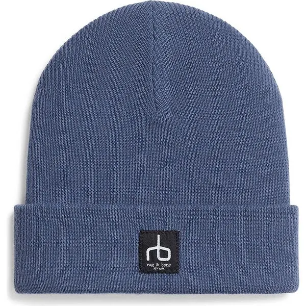 Rag & Bone Evan Beanie - Worn Indigo