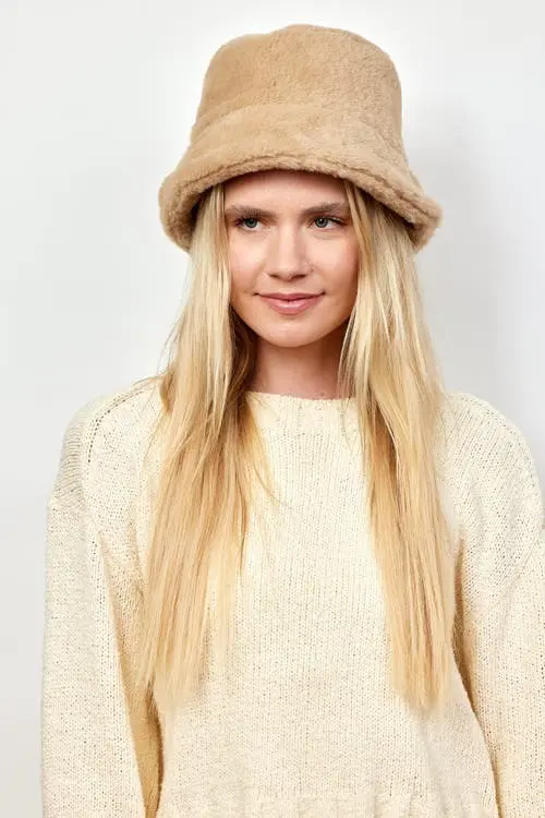 Hat Attack Faux Fur Bucket Hat