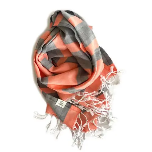 ECO HILANA Samara Gray Turkish Towel