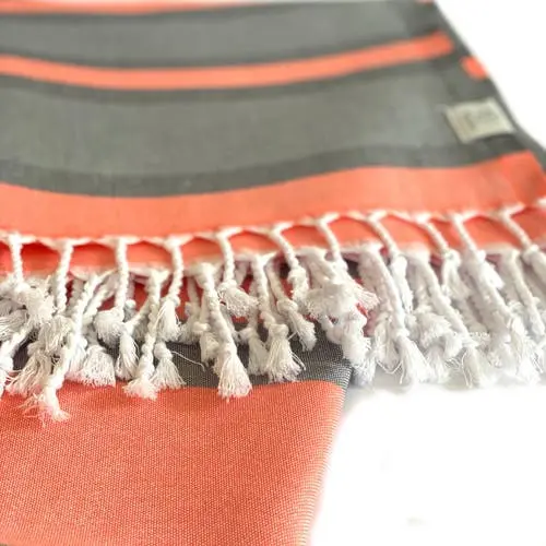 ECO HILANA Samara Gray Turkish Towel