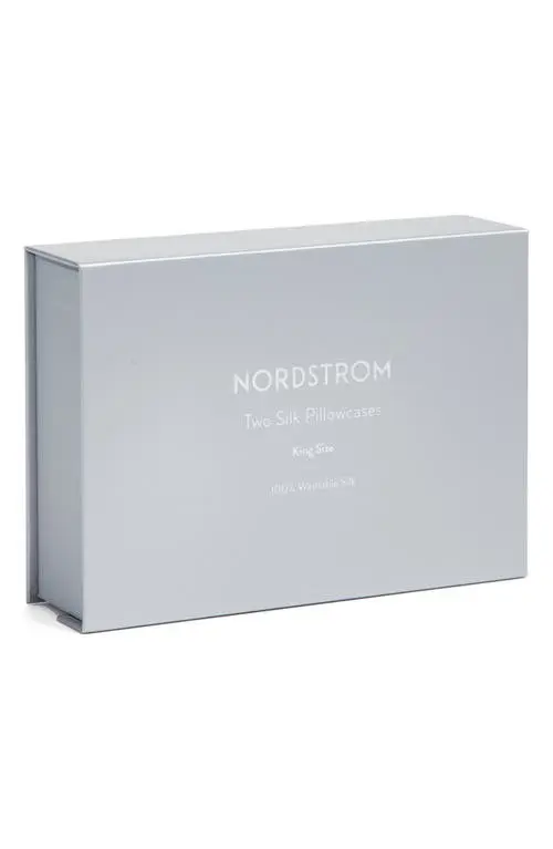 Nordstrom Set Of 2 Silk Pillowcases