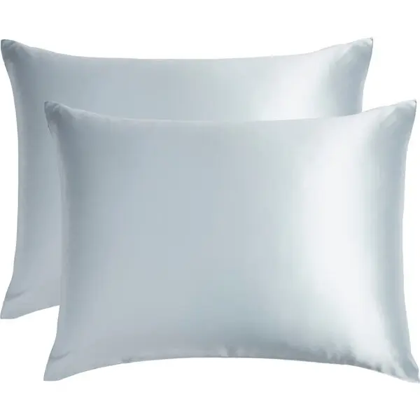 Nordstrom Set Of 2 Silk Pillowcases - Blue Drift
