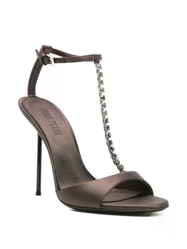 Paris Texas 105mm Chain-strap Sandals - Brown