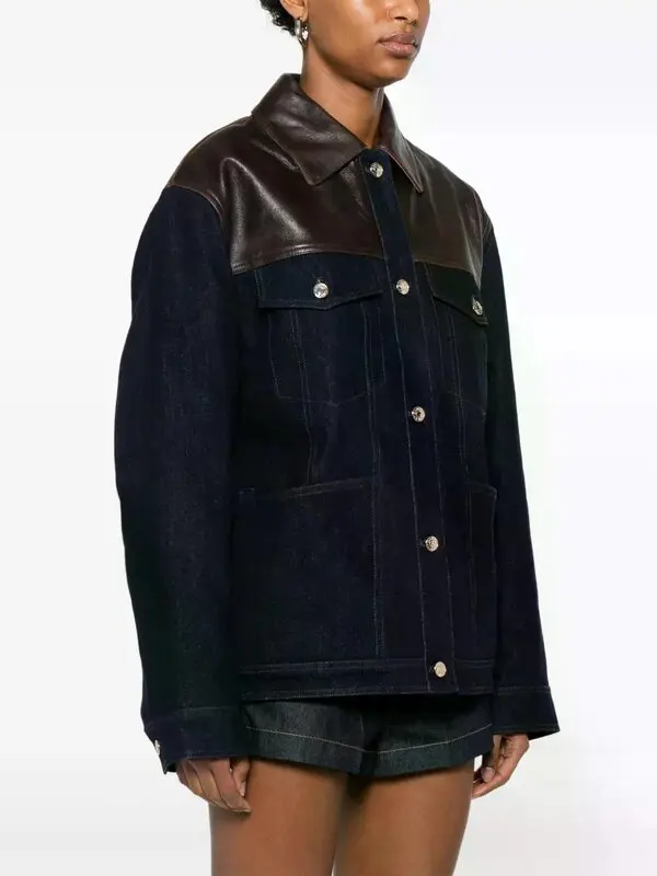 Sandro Paneled Denim Jacket
