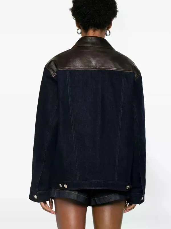 Sandro Paneled Denim Jacket
