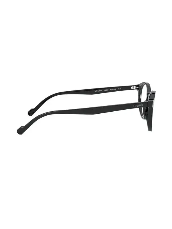 VOGUE EYEWEAR Acetate Rounded Frame Glasses - Black