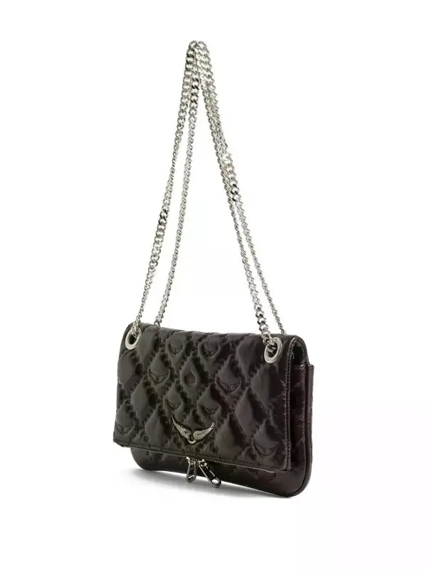Zadig&Voltaire Rock Ii Quilted-effect Bag - Brown