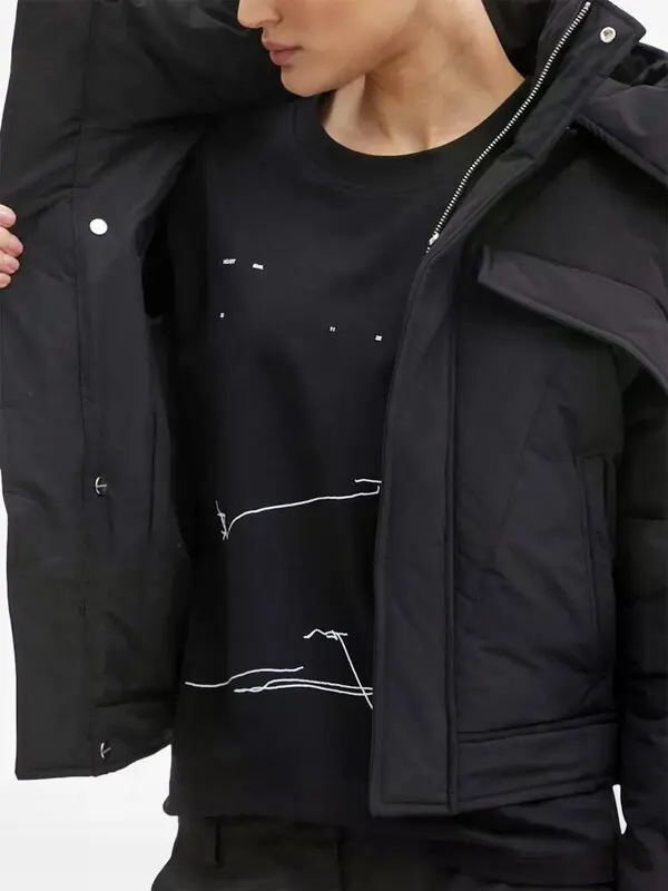 HELIOT EMIL Zip-fastening Hooded Jacket
