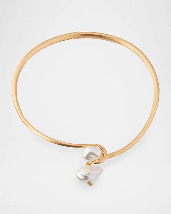 Cult Gaia Marais Choker Necklace - Gold