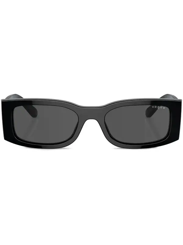 VOGUE EYEWEAR Logo-print Rectangle-frame Sunglasses