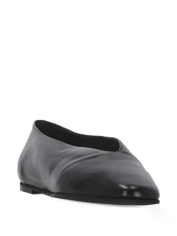 POEVE Leather Ballet Flats