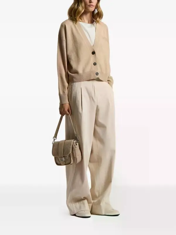 Peserico Button Embellished Cardigan - Neutrals