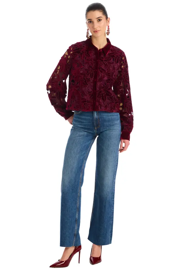 Allison Phoebe Velvet Shirt