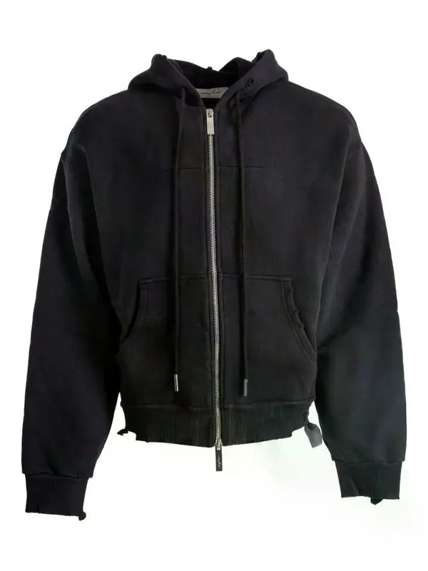 MATIÈRES FÉCALES Zip-up Hooded Jacket