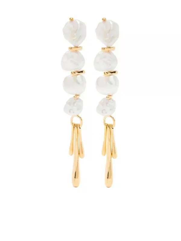 MISSOMA Keshi Pearl Dangle Earrings - Gold