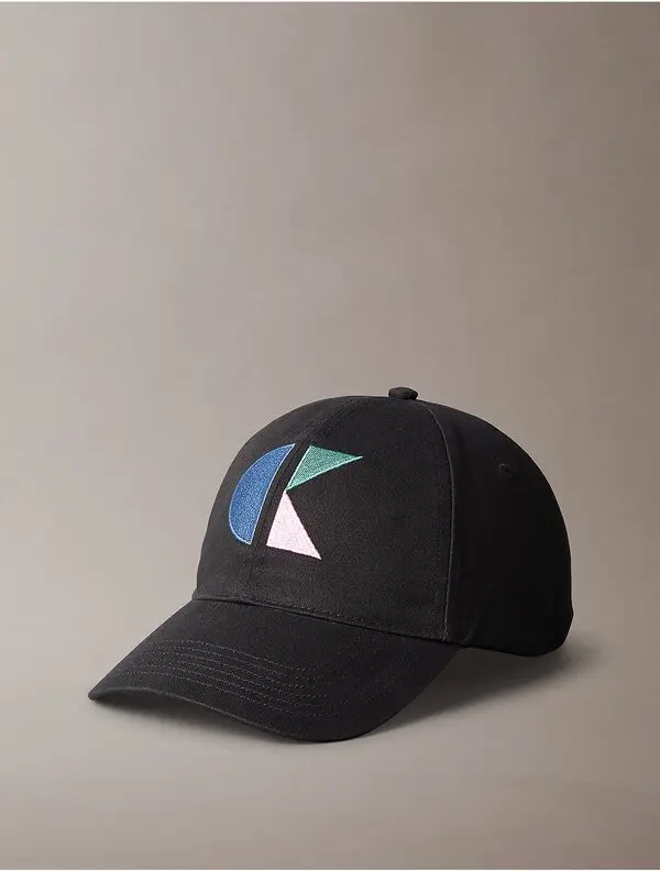 Calvin Klein Monogram Logo Baseball Cap - Black
