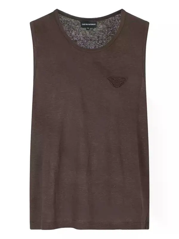 Emporio Armani Embroidered Tank Top