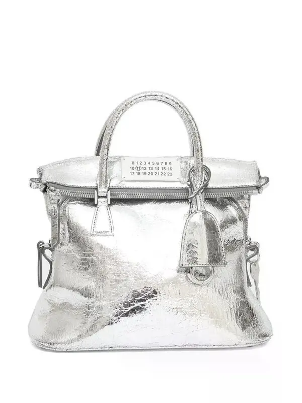 MAISON MARGIELA 5ac Tote Bag - Silver