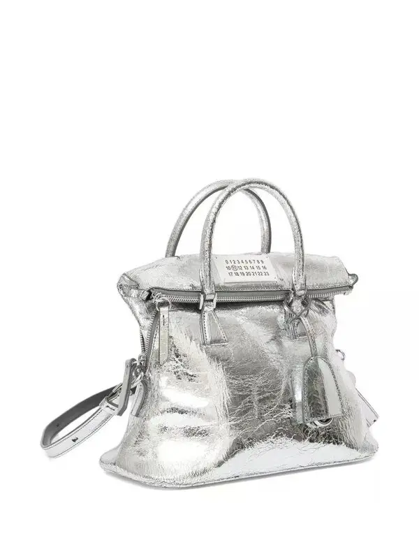 MAISON MARGIELA 5ac Tote Bag - Silver