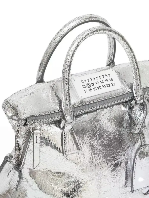MAISON MARGIELA 5ac Tote Bag - Silver