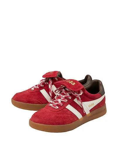 Pink Gola Stadia '86 Sneakers - Red