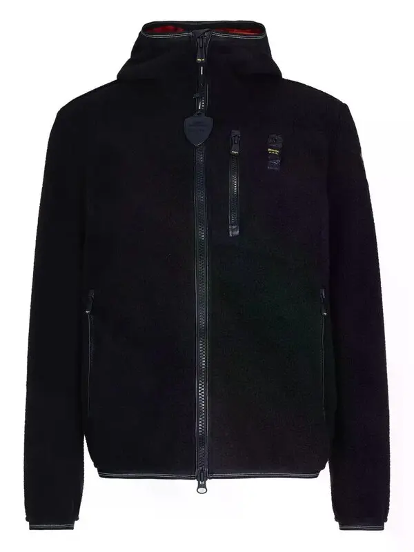 BLAUER. Hooded Zip-up Jacket - Black