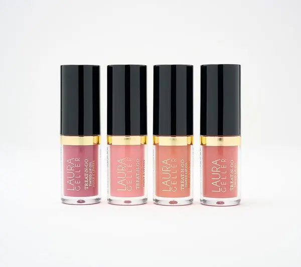 Laura Geller Beauty 4-piece Treat N Go Lip Oil Collection - One-color