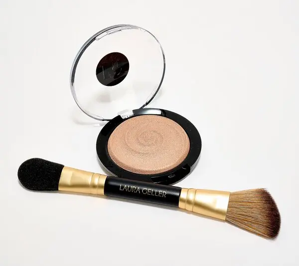 Laura Geller Beauty Baked Gelato Swirl Illuminator With Brush - One-color