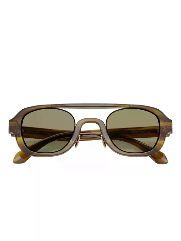 Giorgio Armani Geometric Frame Sunglasses