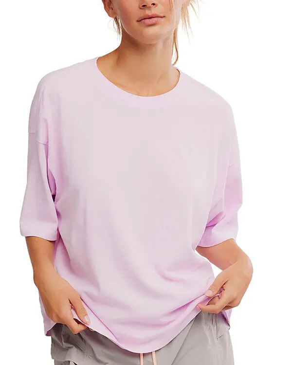Free People Boxy Tee - Ultra Violet