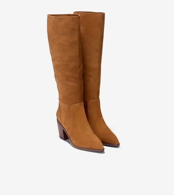 Cole Haan Willa Boots - Tobacco