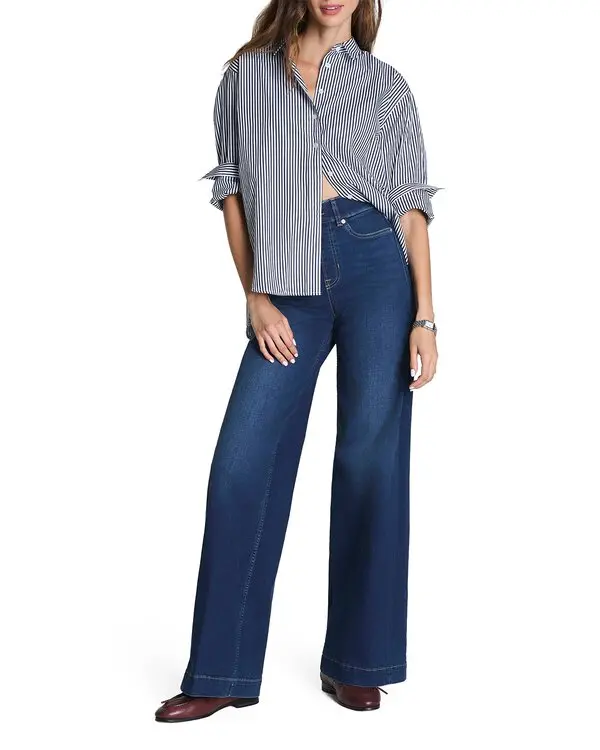 Spanx Pull On Wide Leg Jeans