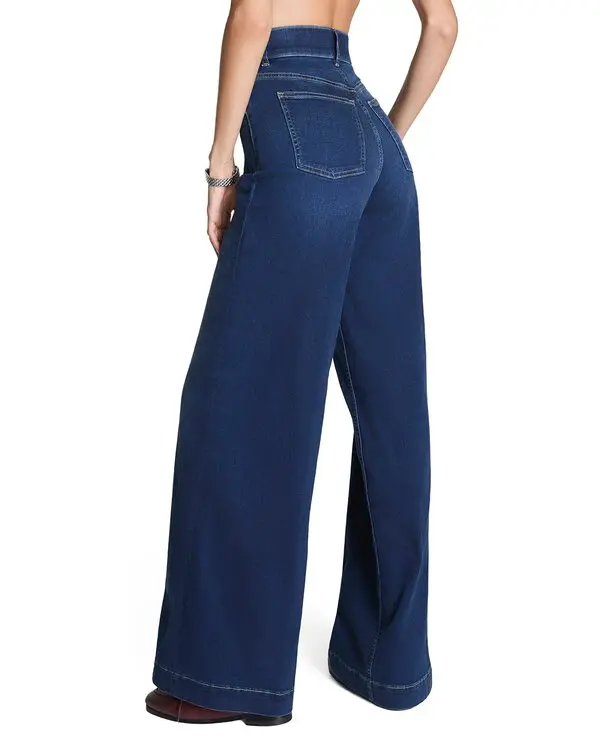 Spanx Pull On Wide Leg Jeans