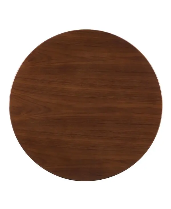 MODWAY Zinque 36" Dining Table - Gold Walnut