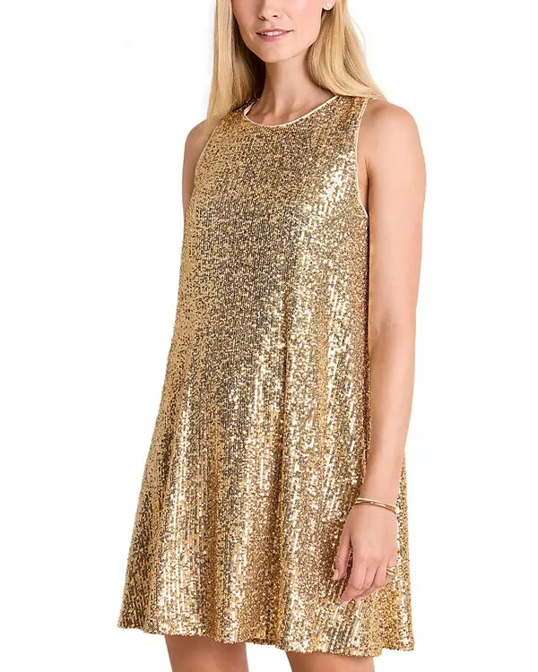 Vineyard Vines Sequin Swing Dress