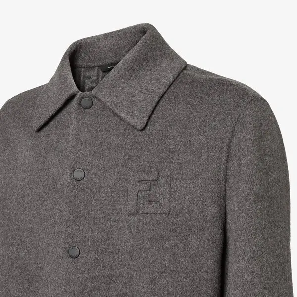 Fendi Ff Embossed Wool Blouson