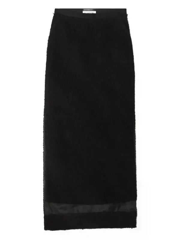 LANVIN Textured Straight Skirt