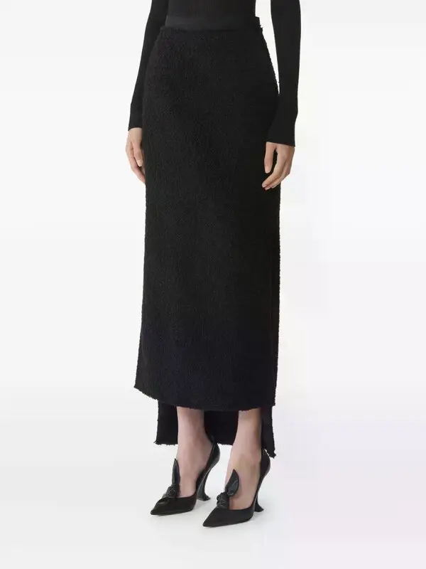 LANVIN Textured Straight Skirt