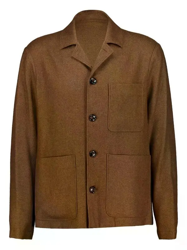 PIACENZA CASHMERE 1733 Button Front Pockets Jacket