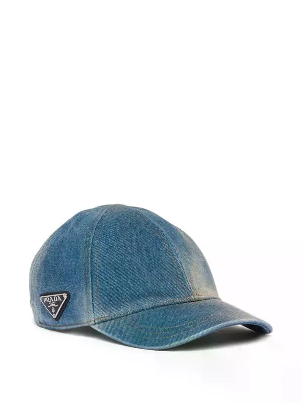 Prada Denim Baseball Cap - Blue
