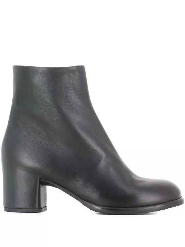 DEL CARLO Leather Ankle Boots
