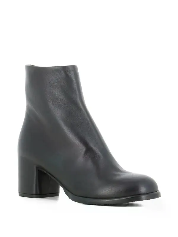DEL CARLO Leather Ankle Boots