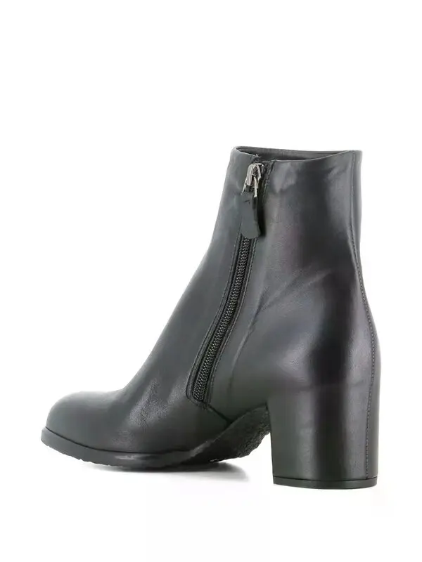 DEL CARLO Leather Ankle Boots