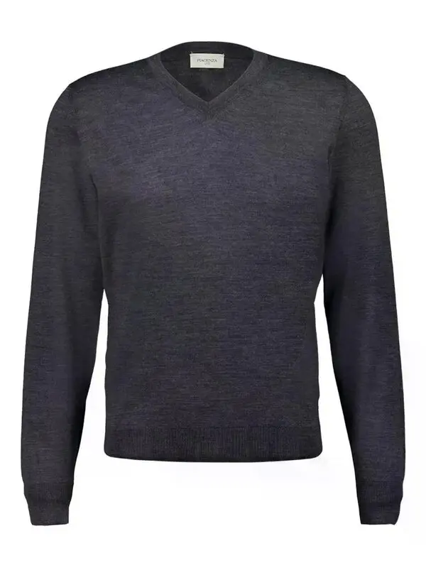 PIACENZA CASHMERE 1733 Long-sleeve V-neck Sweater
