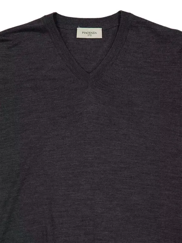 PIACENZA CASHMERE 1733 Long-sleeve V-neck Sweater