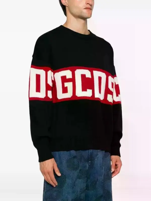 Gcds Letter-logo Striped Sweater