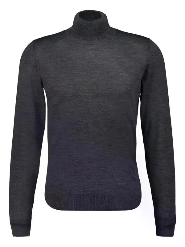 PIACENZA CASHMERE 1733 Turtleneck Stitch Sweater - Grey