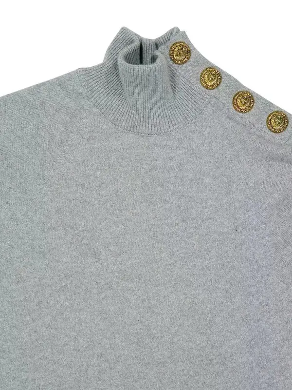 Balenciaga Batwing Button Mini Dress