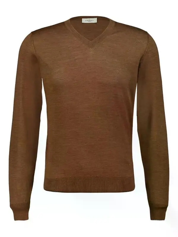 PIACENZA CASHMERE 1733 Long-sleeve V-neck Sweater