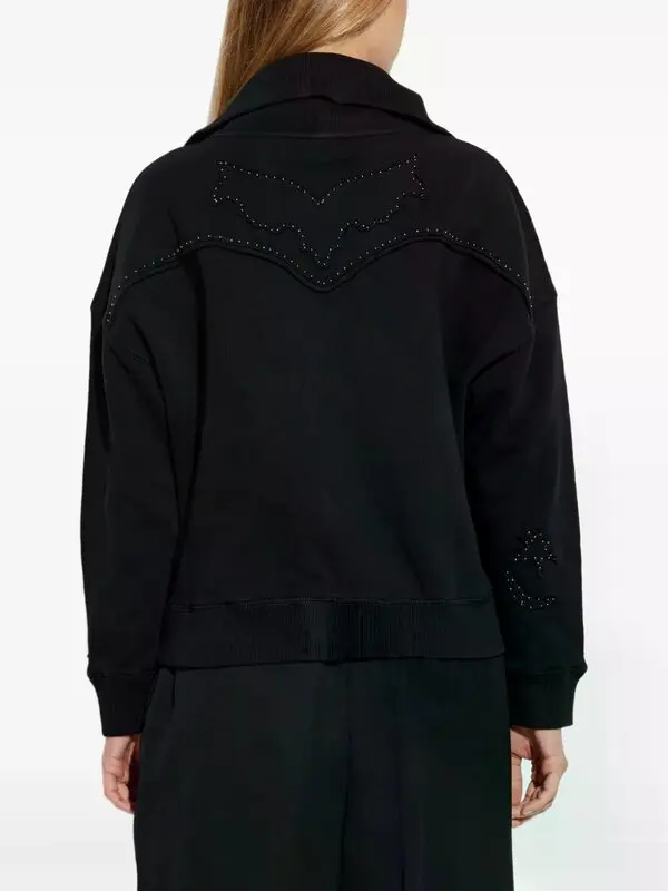 Zadig&Voltaire Studded Zip-up Sweatshirt